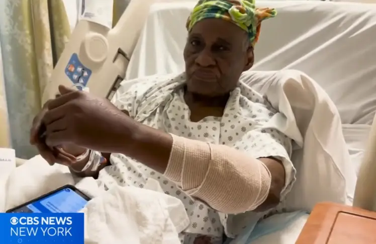 84-Year-Old Woman Speaks Out From Hospital After Being Hit With Stray ...