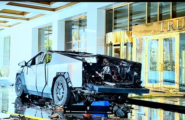 WATCH: How The Tesla Cybertruck Explosion Unfolded - The Portland Medium